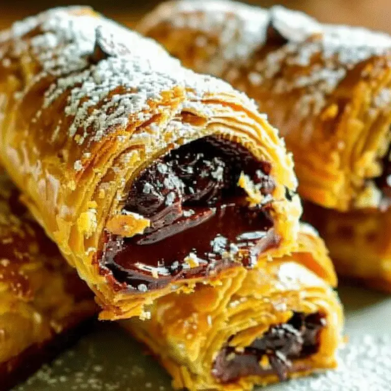 Triple-Chocolate Puff Pastry Crunch Bars